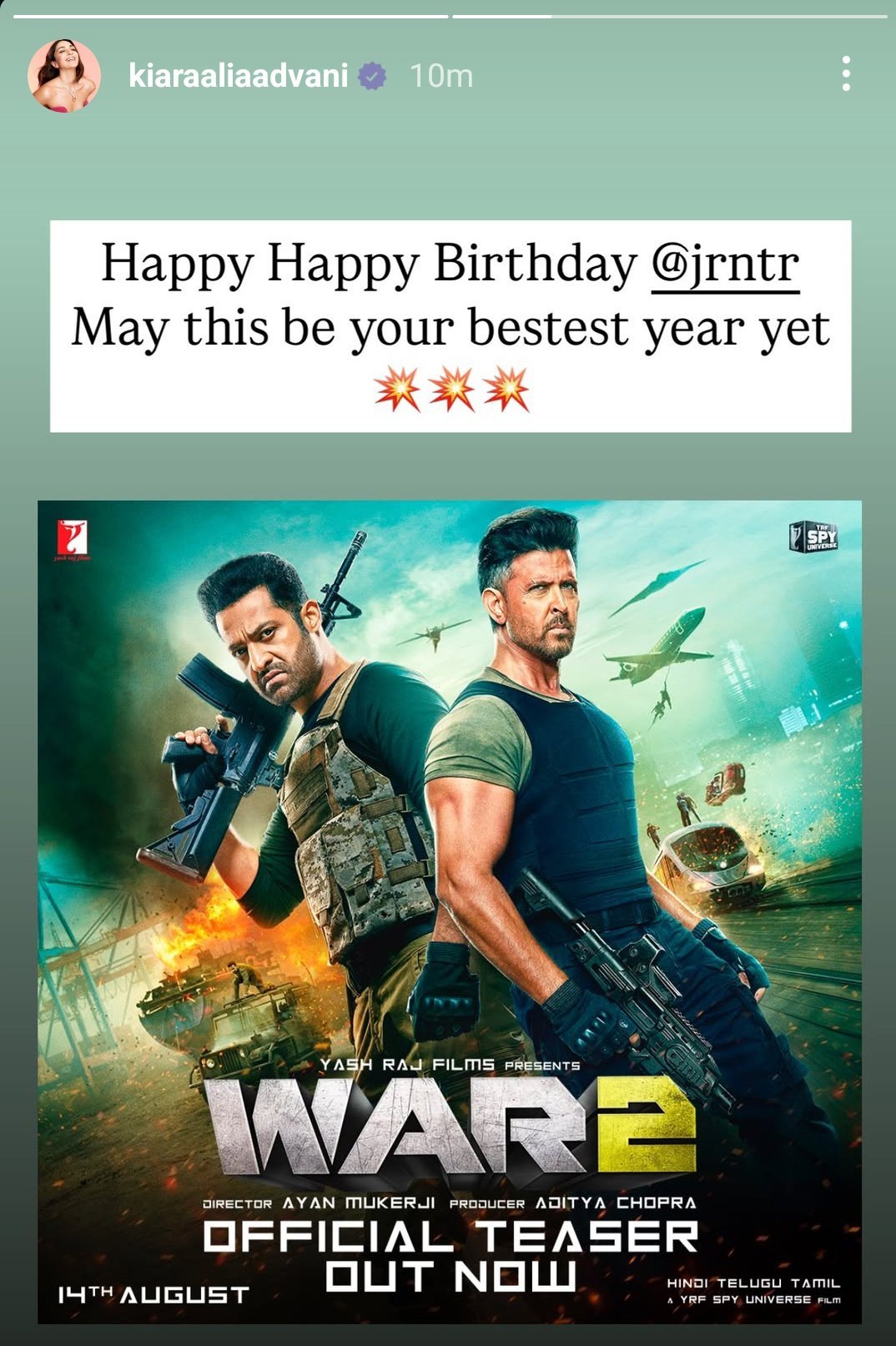 CELEBS wishing TARAK *** 🐯🎵🎶 ️‍🔥 #HappyBirthdayNTR - Page 3 - Chat Room ...